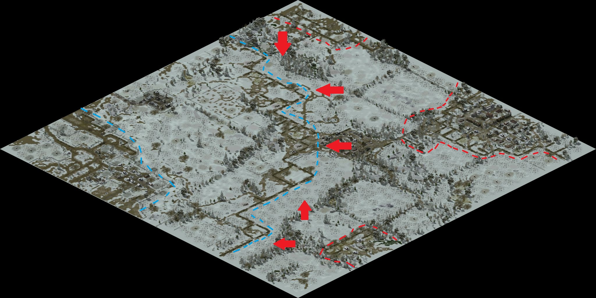 Sudden Strike Maps - RWM 8.5 Cold Eastern Front by Dark11 8.5